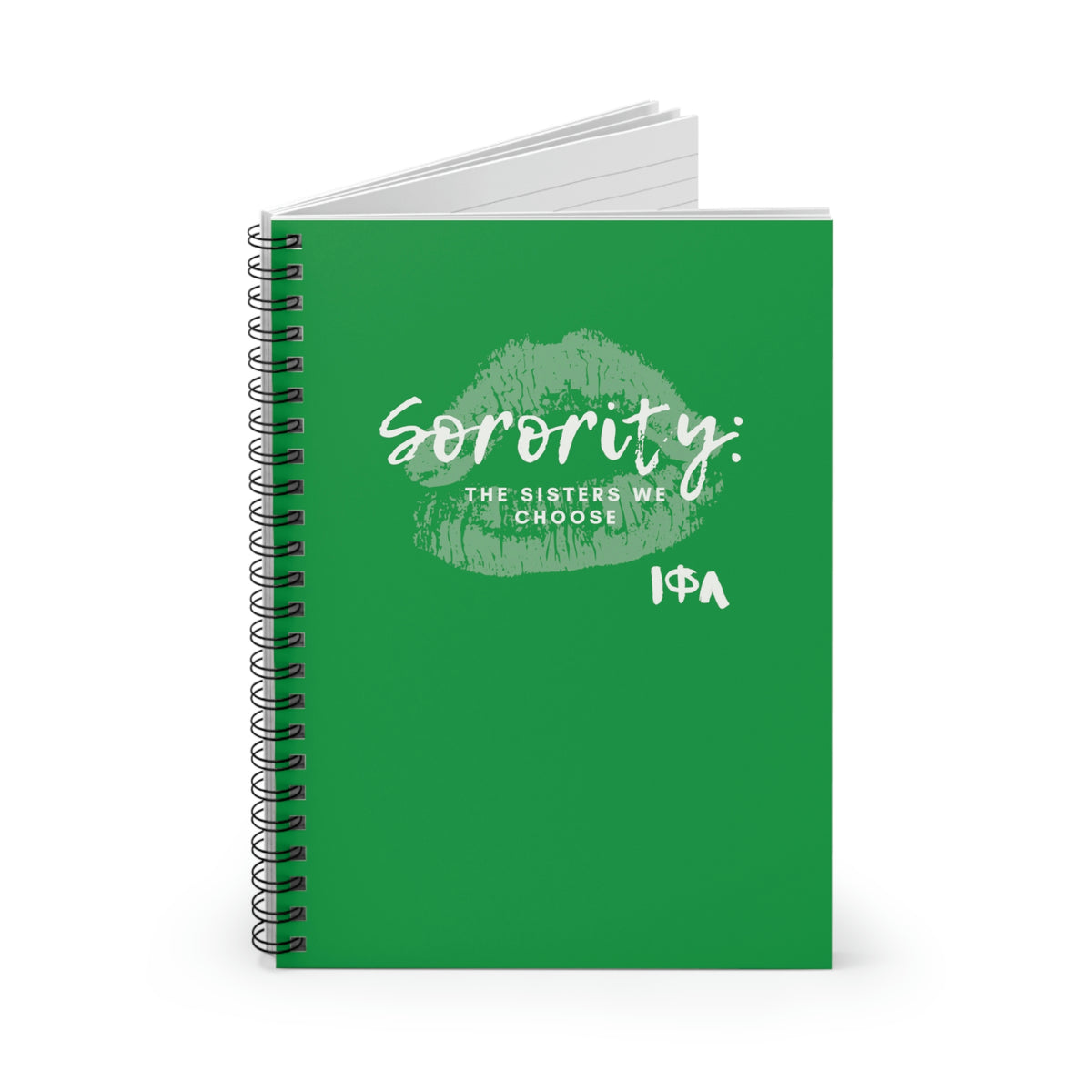 Iota Phi Lambda Sorority Spiral Notebook - Ruled Line - Green – The ...